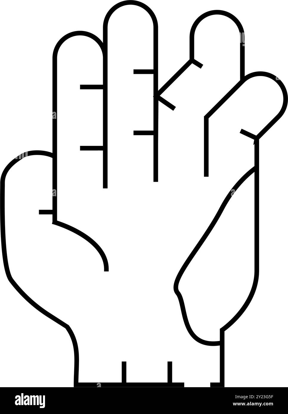 displaced fracture line icon vector isolated illustration Stock Vector ...