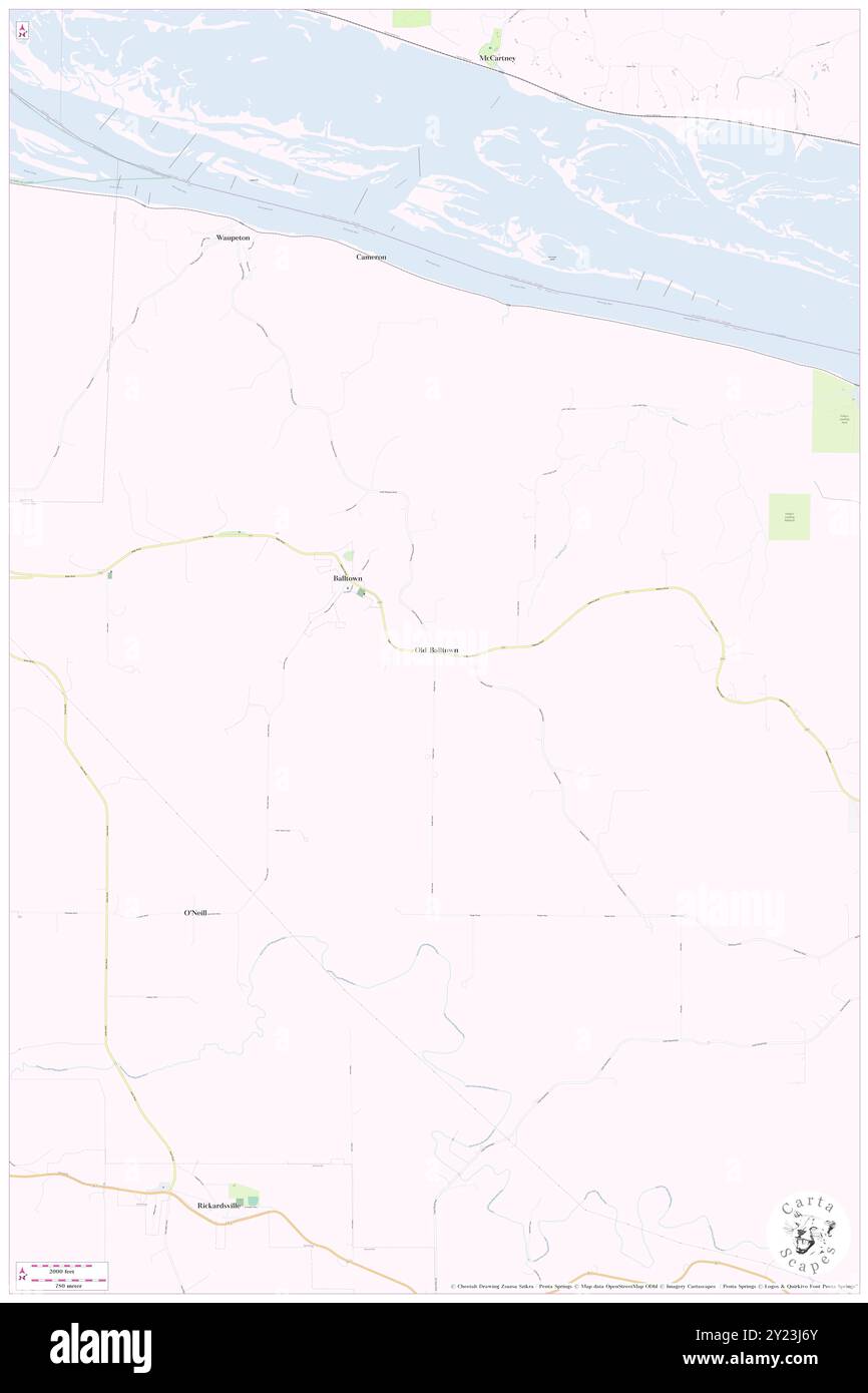 Old Balltown, Dubuque County, US, United States, Iowa, N 42 37' 53'', S ...