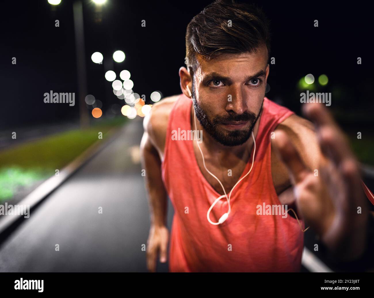 Street light men night night hi-res stock photography and images - Alamy
