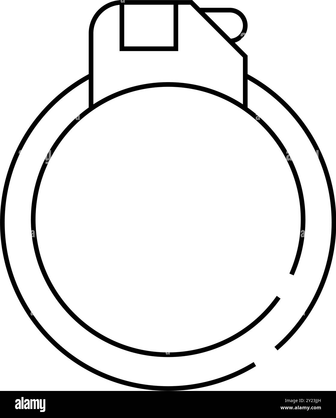 circometer measuring equipment line icon vector illustration Stock ...