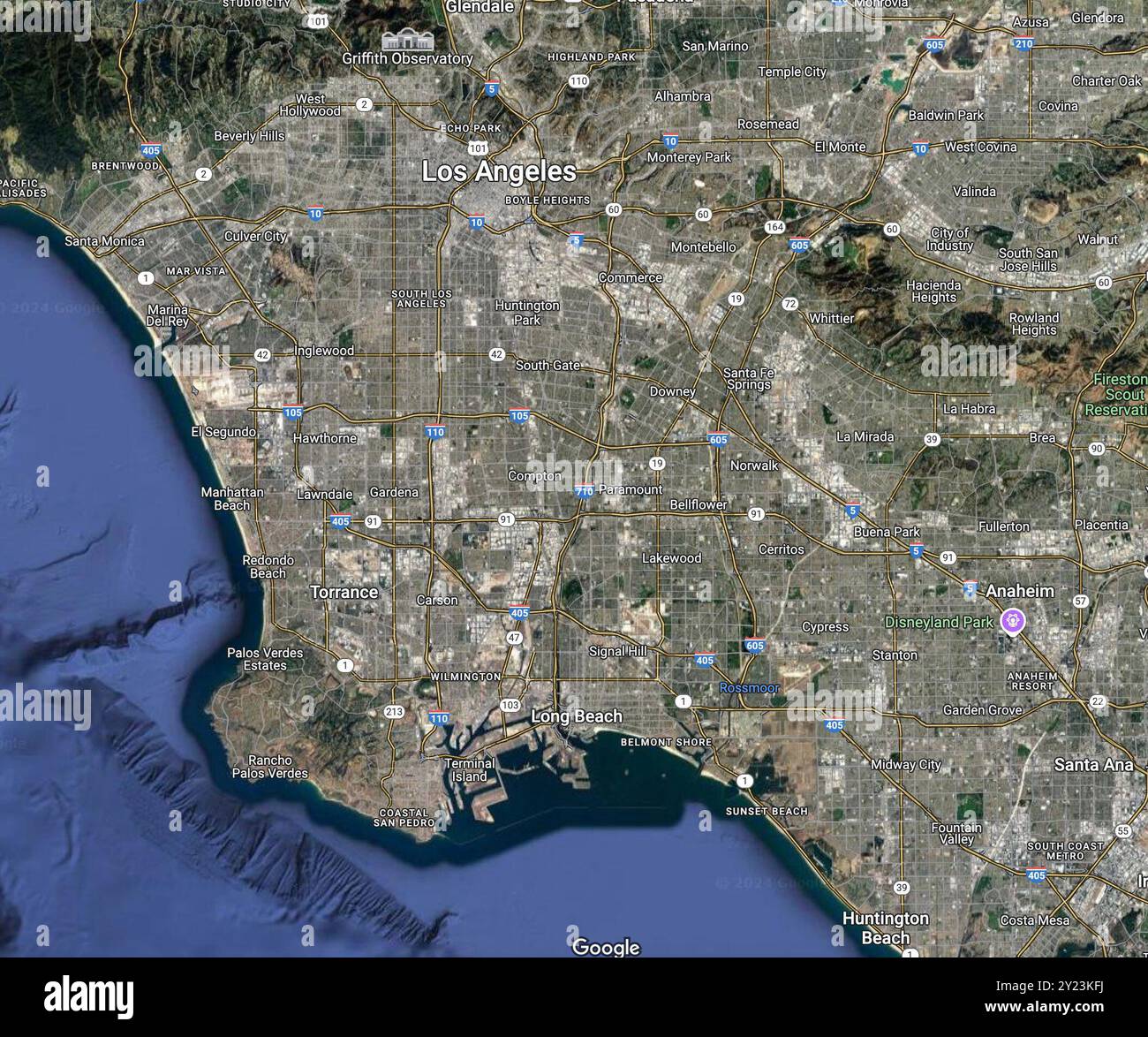 Long Beach, United States. 08th Sep, 2024. he Port of Los Angeles and ...