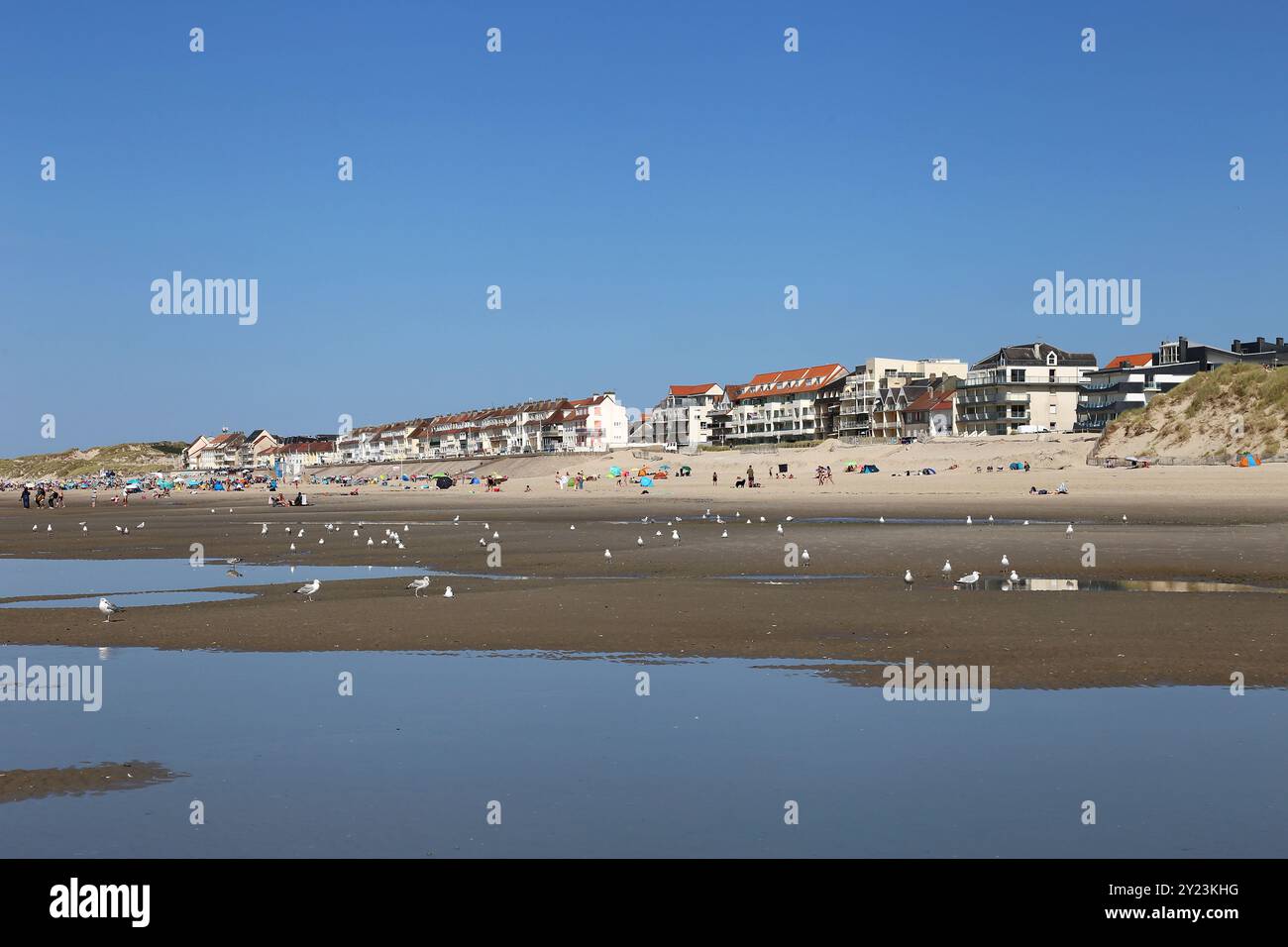 Esplanade, Fort Mahon Plage, Côte Picarde, Somme, Hauts de France, La ...