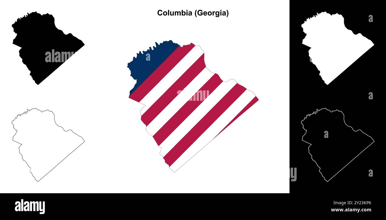 Blank columbia map hi-res stock photography and images - Alamy