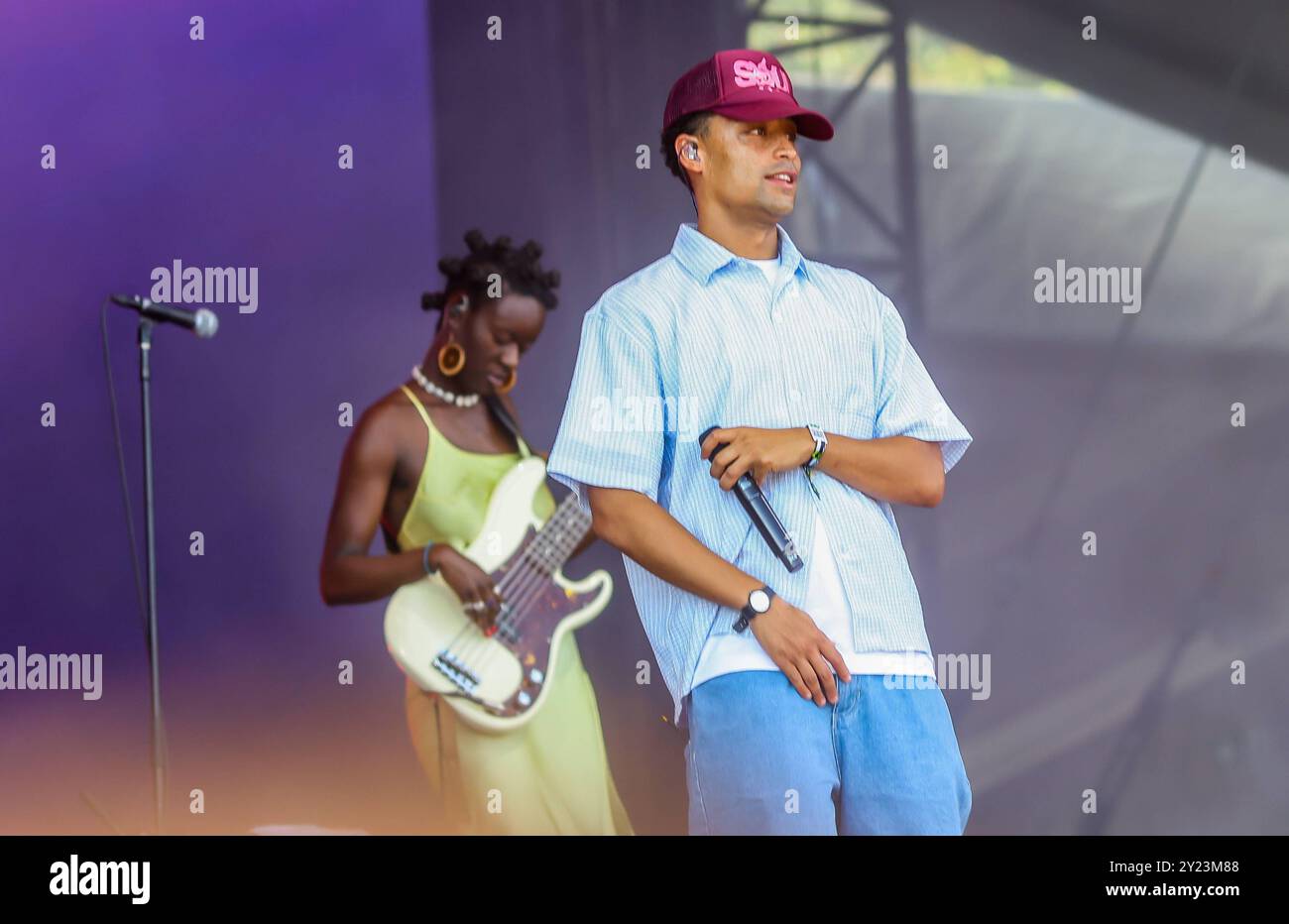 Konzert von Loyle Carner, at Lollapalooza Berlin, Olympiastadion Loyle ...