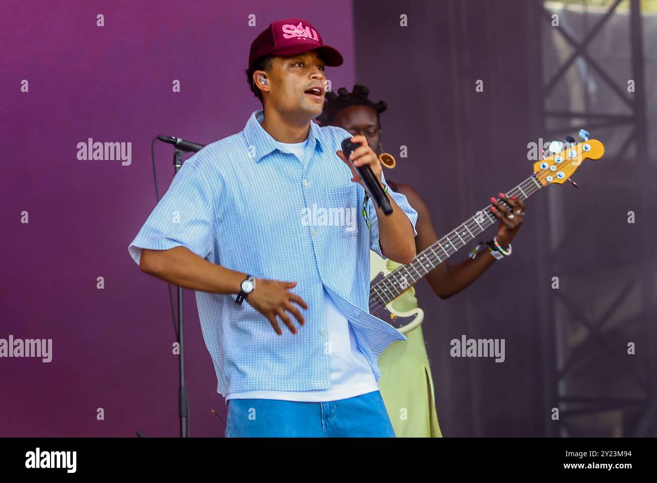 Konzert von Loyle Carner, at Lollapalooza Berlin, Olympiastadion Loyle ...