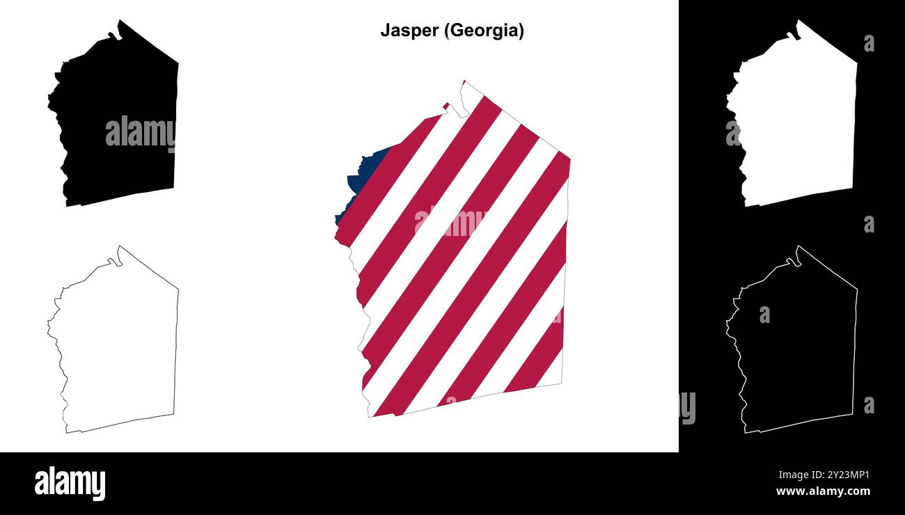 Map of jasper hi-res stock photography and images - Alamy