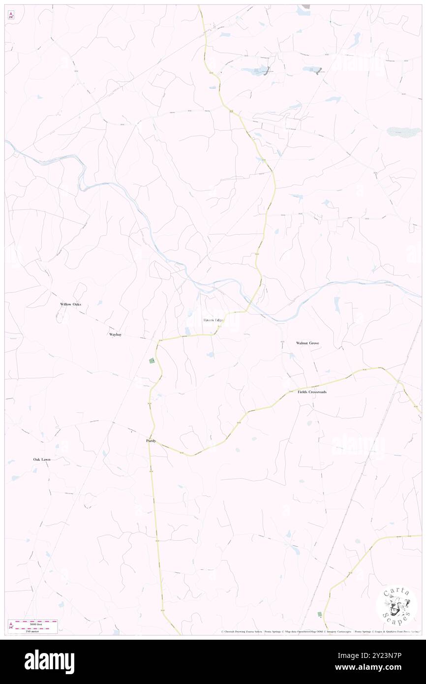 Map of virginia rivers hi-res stock photography and images - Alamy