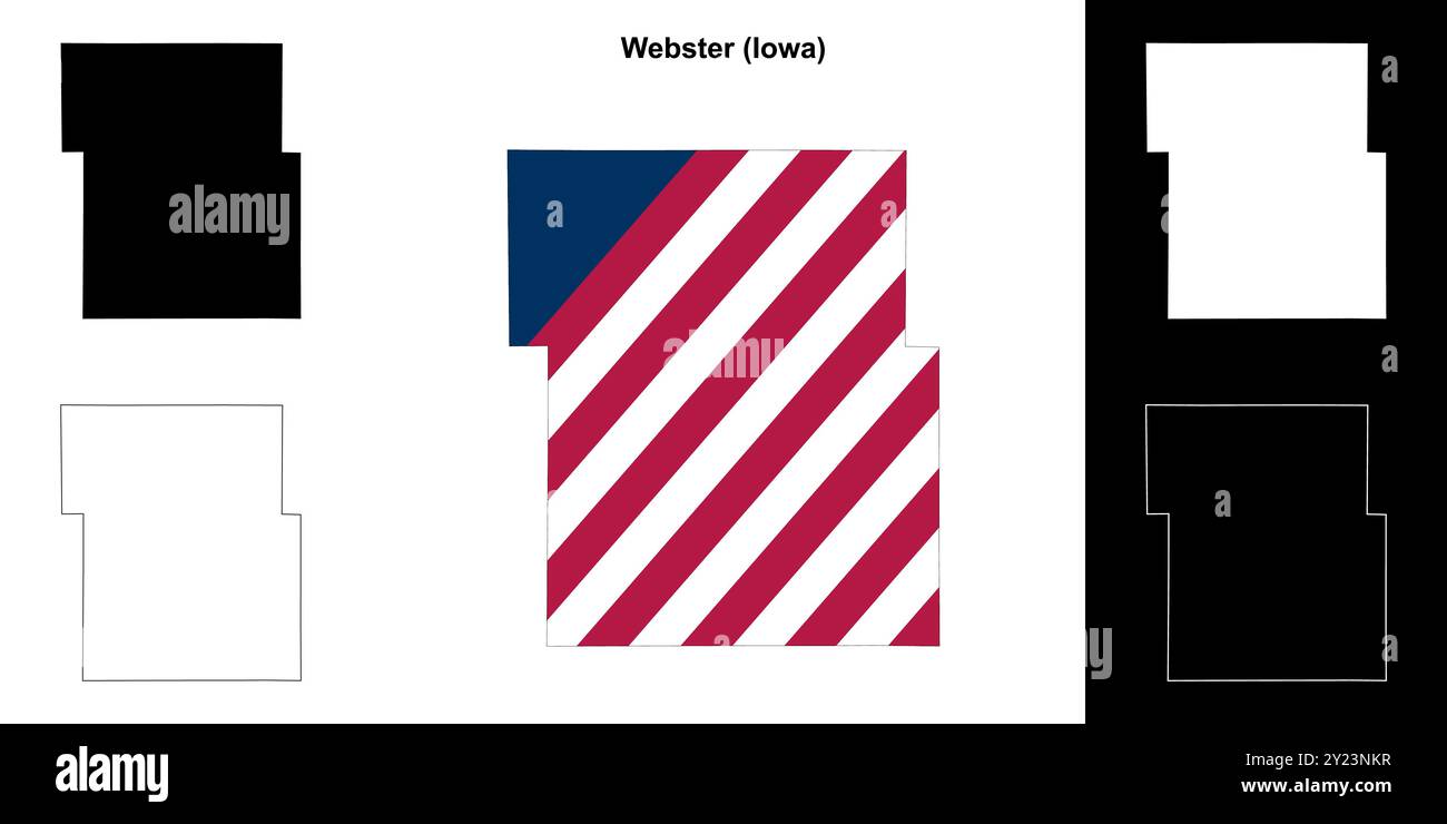 Map of webster hi-res stock photography and images - Alamy