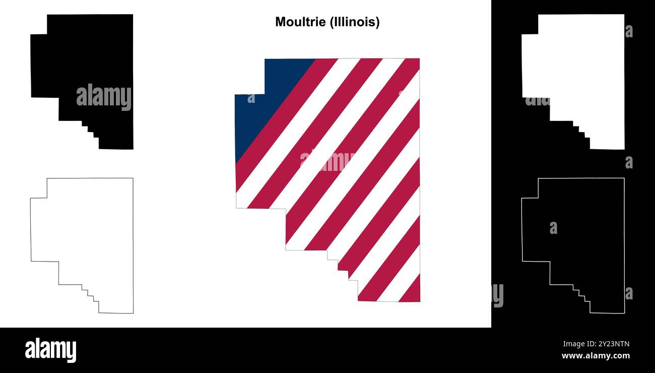 Map of moultrie hi-res stock photography and images - Alamy