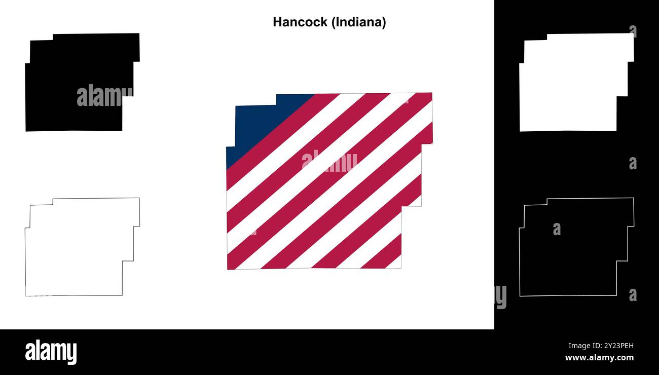 Blank hancock map hi-res stock photography and images - Alamy