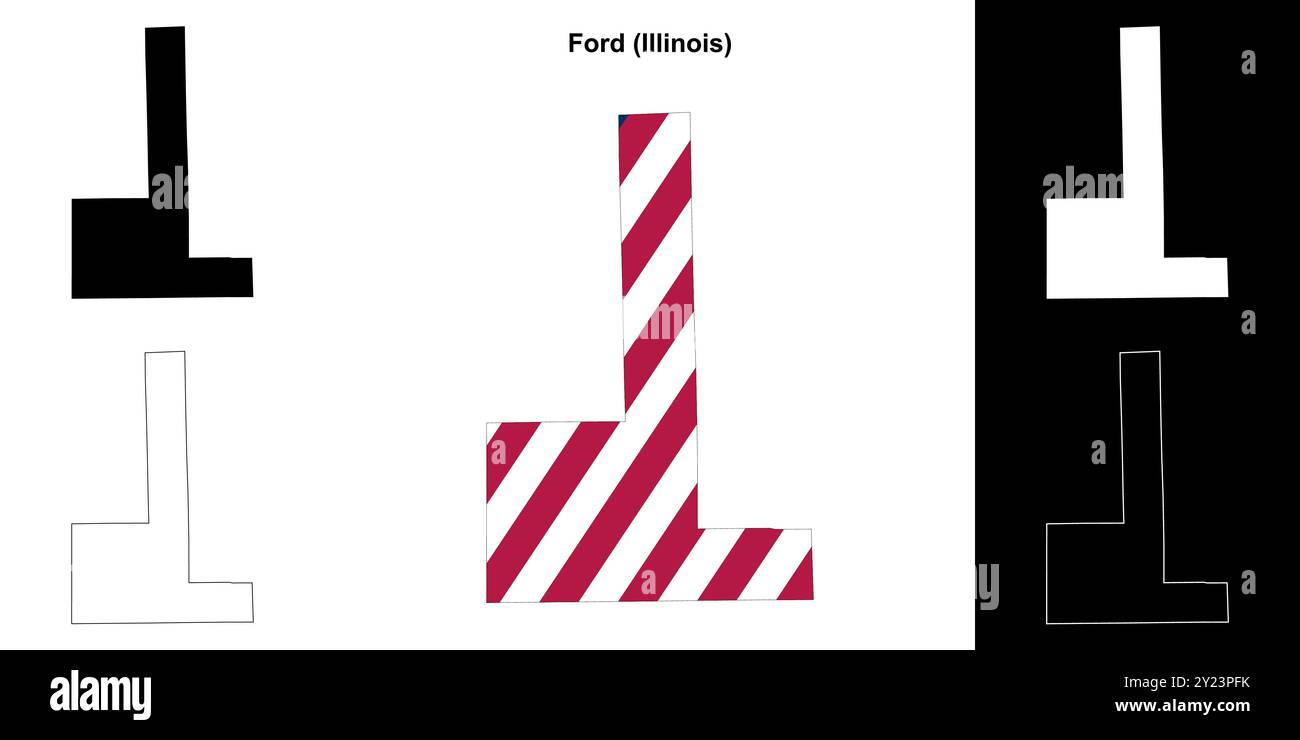 Ford County (Illinois) outline map set Stock Vector Image & Art - Alamy Ford County (Illinois) outline map set Stock Vector Image & Art - Alamy