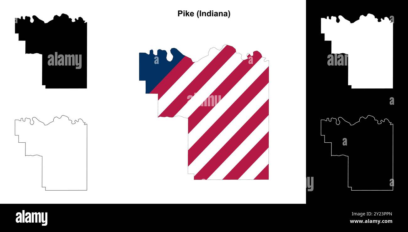 Blank pike map hi-res stock photography and images - Alamy