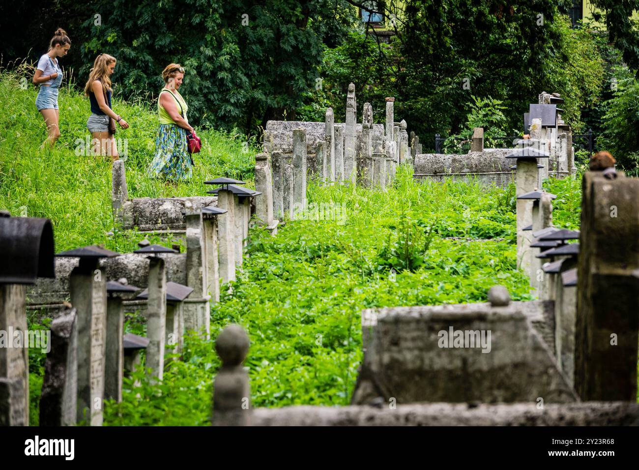 Remuh Cemetery, 16th century, medieval core of Kazimierz, historical ...