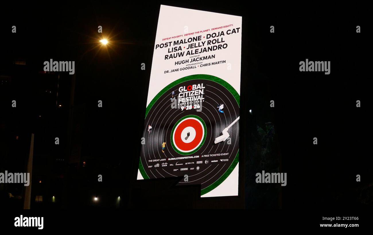 Los Angeles, California, USA 8th September 2024 Global Citizen Concert ...