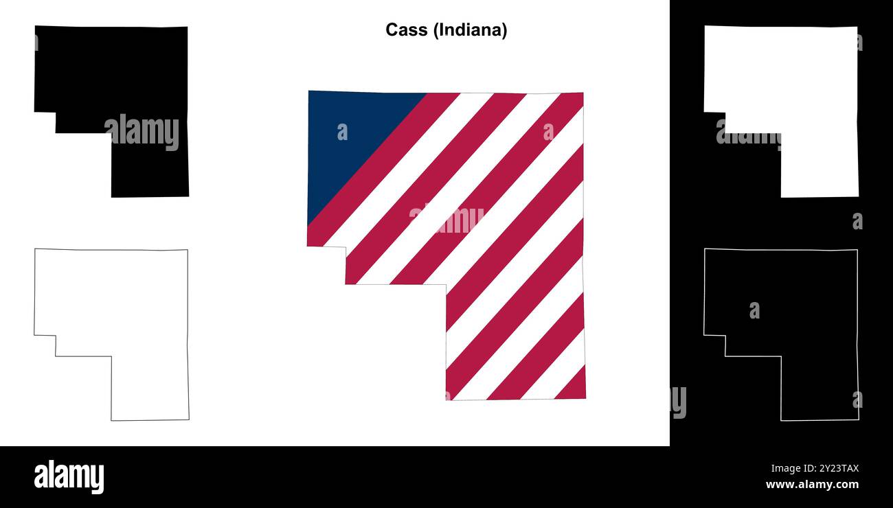 Blank cass map hi-res stock photography and images - Alamy