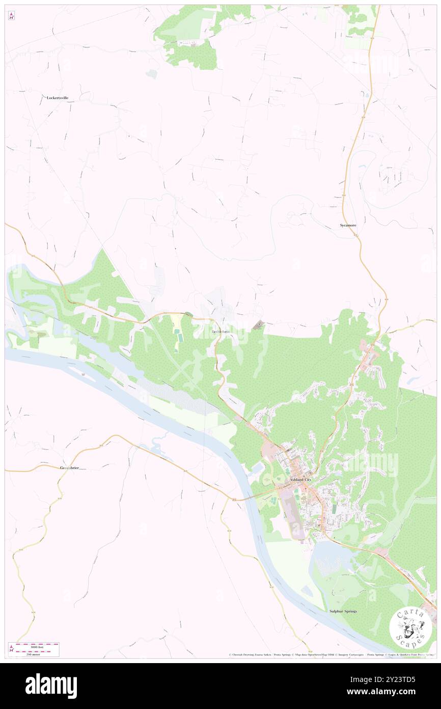 Cheatham county map hi-res stock photography and images - Alamy