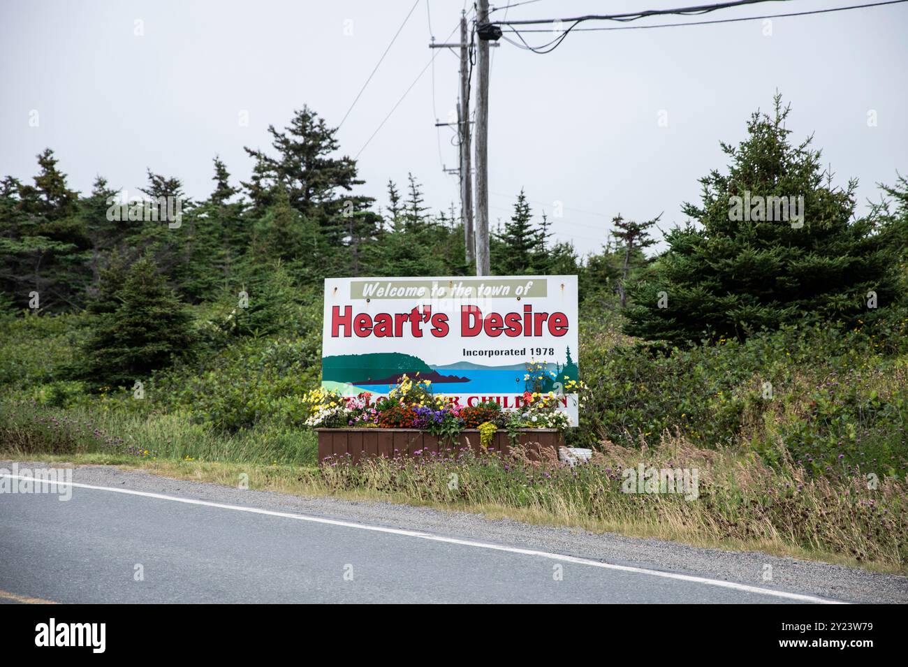 Welcome to the town of Heart's Desire on NL 80 in Newfoundland ...