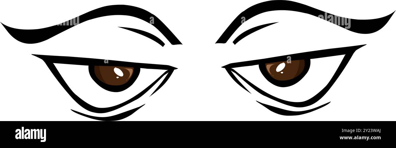 Cartoon eye design with transparent background. Perfect for stickers ...