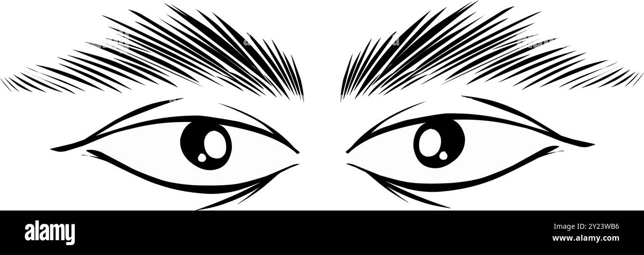 Cartoon eye design with transparent background. Perfect for stickers ...