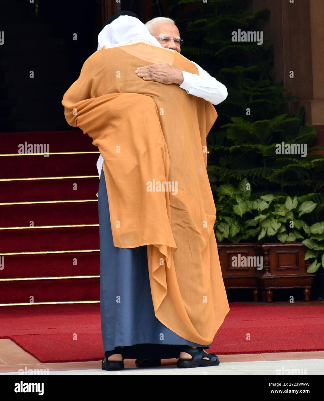 September 9, 2024, New Delhi, Delhi, India: HUGS............Abu Dhabi ...