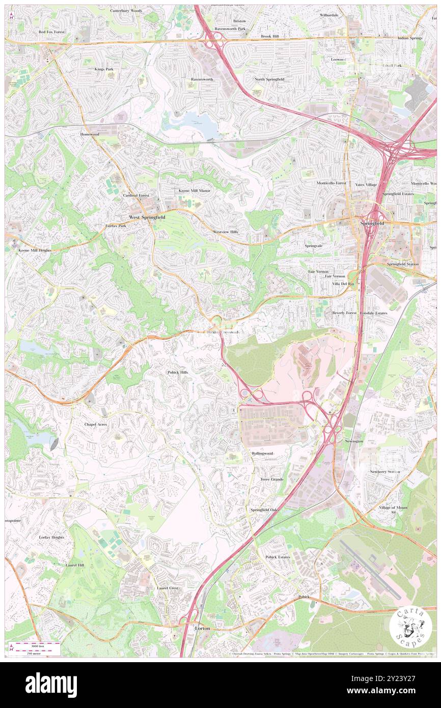 Barkers Crossroads, Fairfax County, US, United States, Virginia, N 38 ...