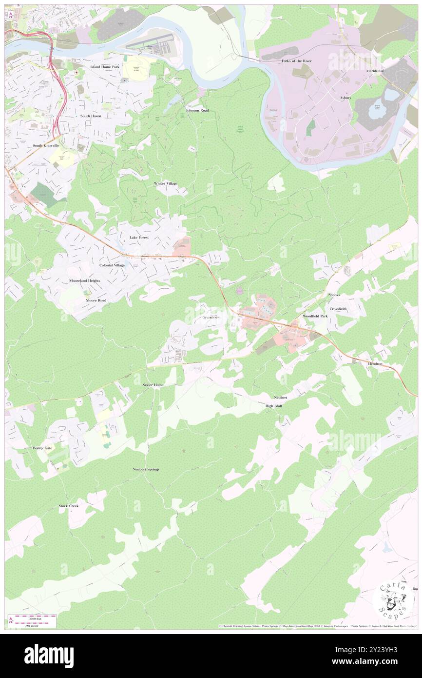 Grandview, Knox County, US, United States, Tennessee, N 35 54' 33'', S ...