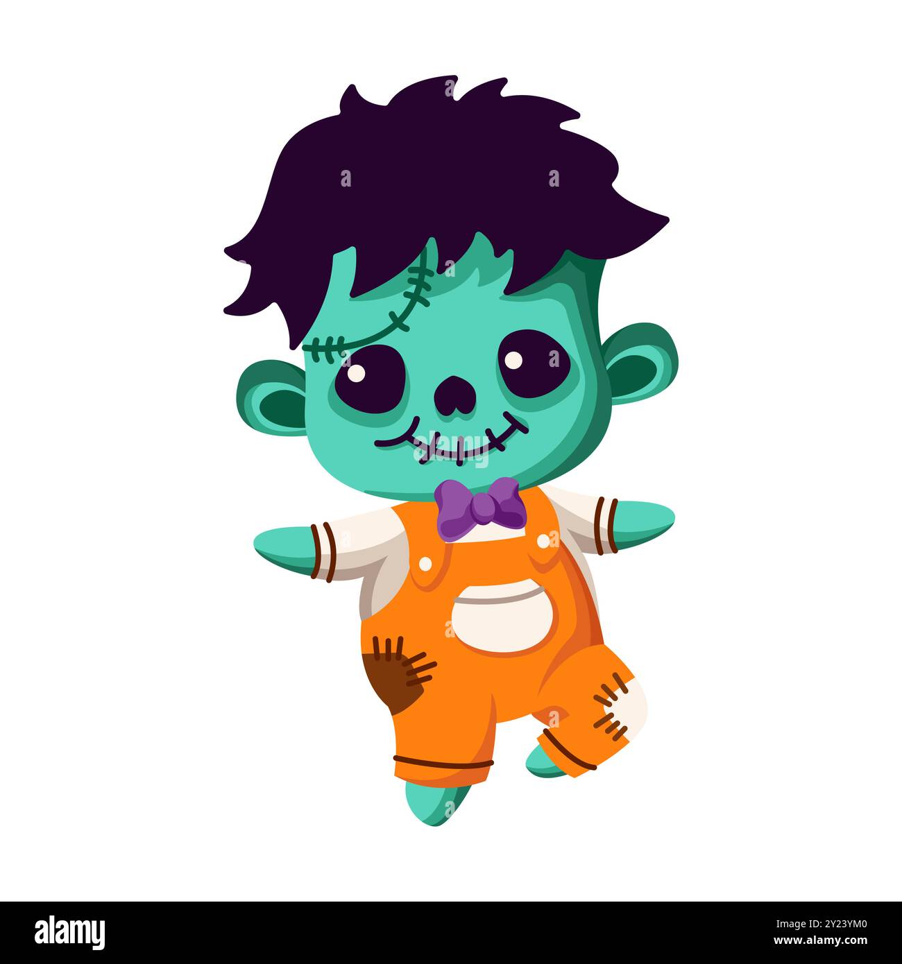 Vector illustration cartoon zombie baby hi-res stock photography and ...