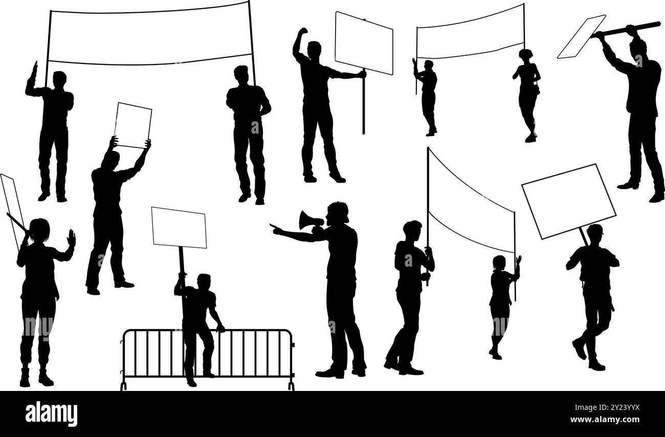 Protesting for people Black and White Stock Photos & Images - Alamy