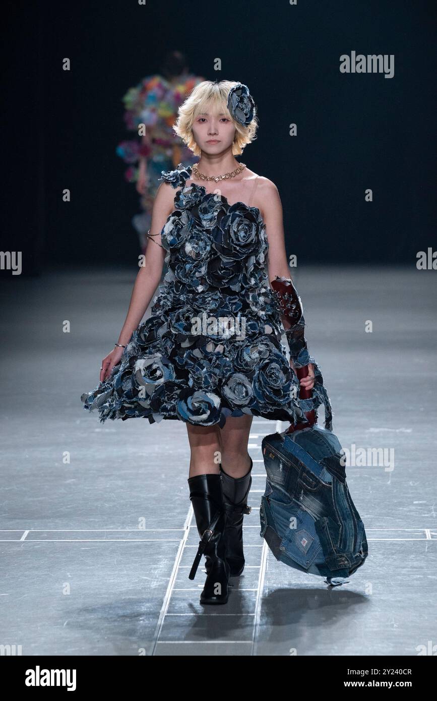 Tokyo, Japan. 7th Sep, 2024. Runway model, September 7, 2024 - Rakuten ...