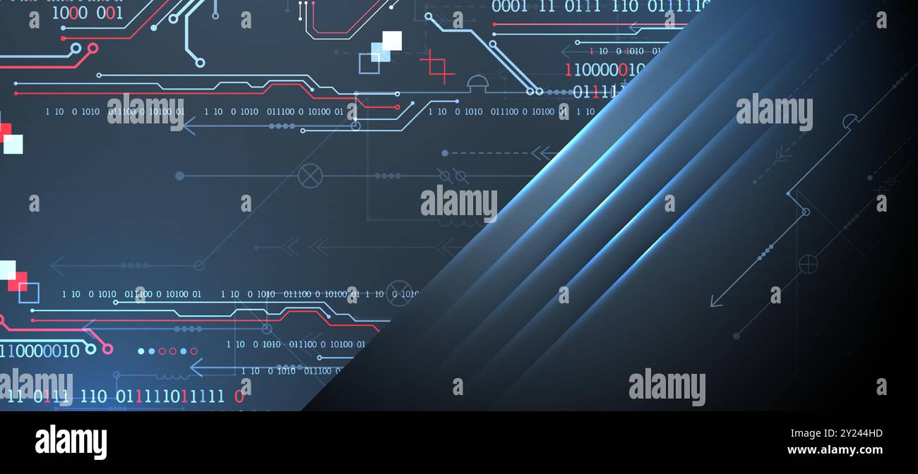 Abstract technology concept. Computer code background. Hand drawn vector illustration Stock ...