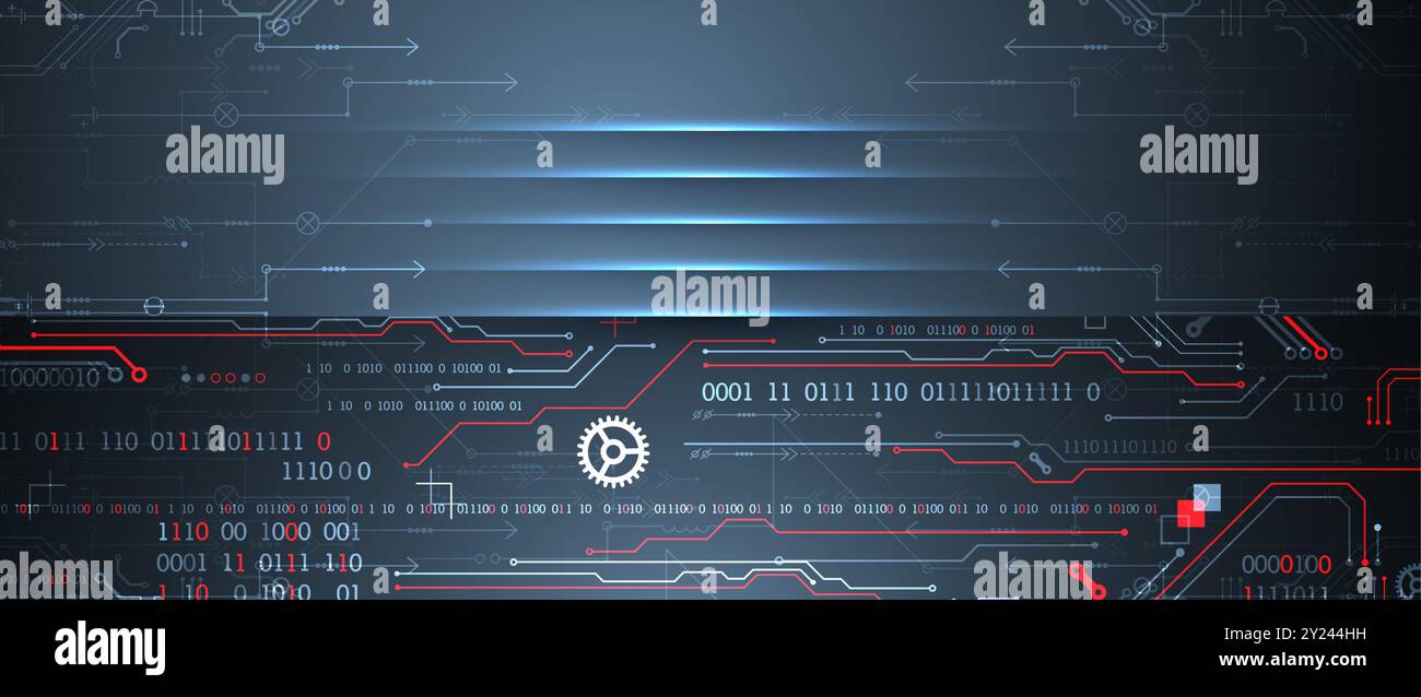 Abstract technology concept. Computer code background. Hand drawn vector illustration Stock ...