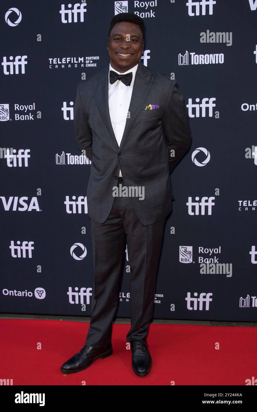 Thompson Egbo-Egbo attends the TIFF Tribute Awards 2024 held at the ...