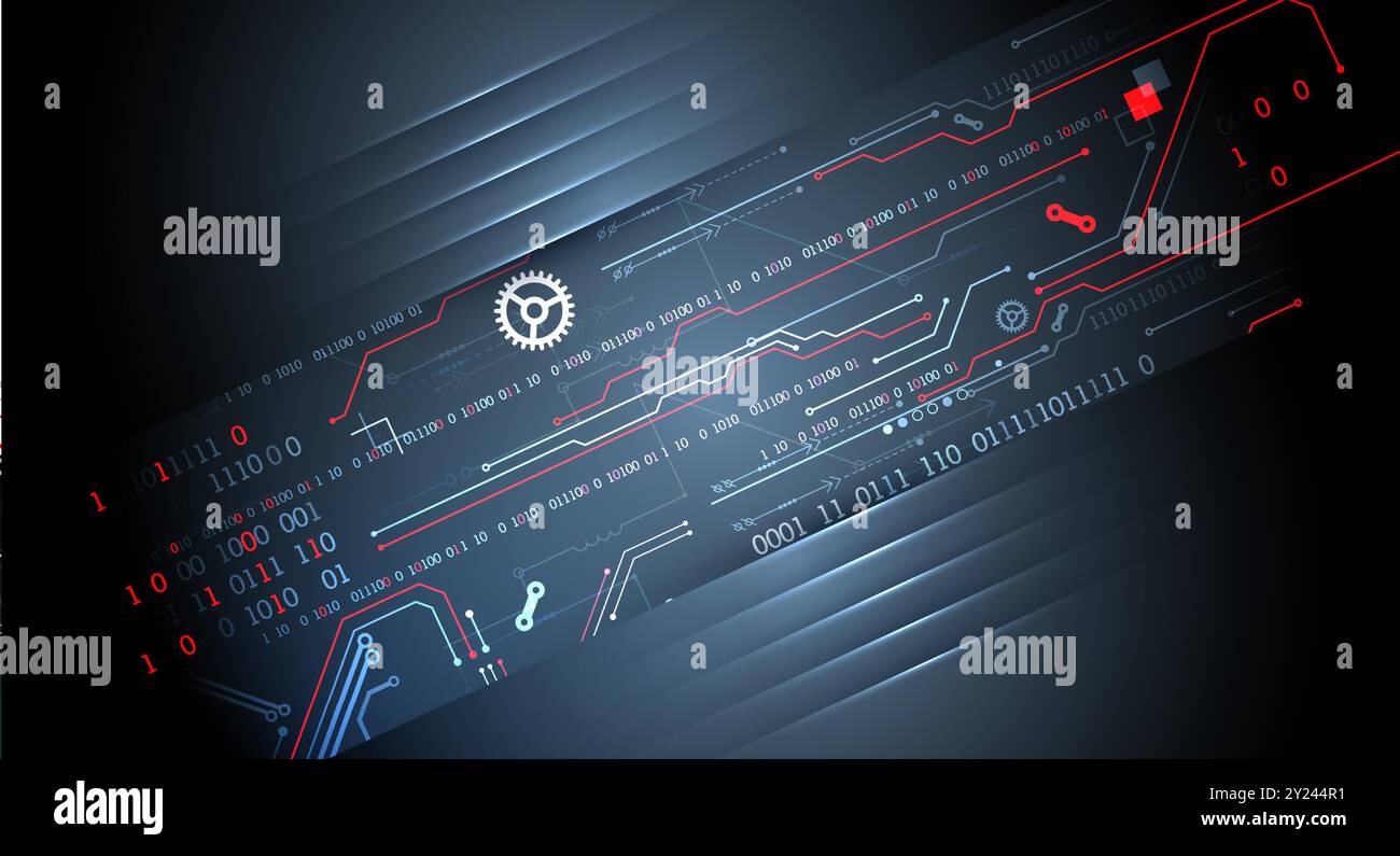 Abstract technology concept. Computer code background. Hand drawn ...