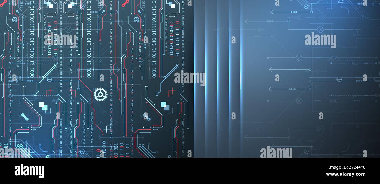 Abstract technology concept. Computer code background. Hand drawn vector illustration Stock ...