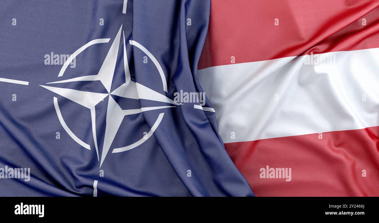 Nato austria flag hi-res stock photography and images - Alamy