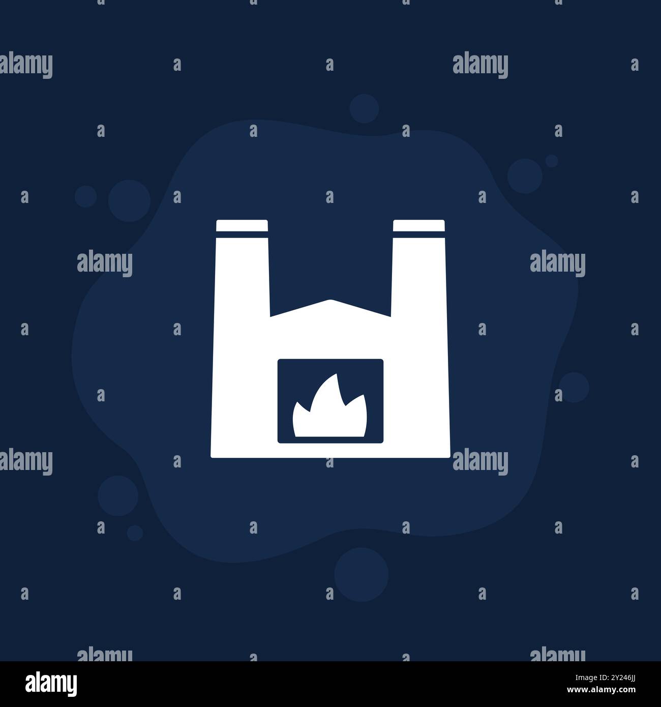 Industrial waste heat Stock Vector Images - Alamy