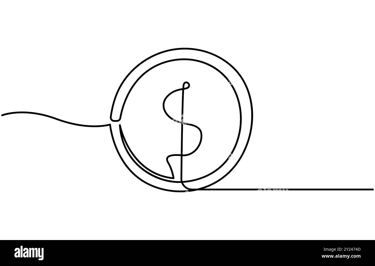 dollar coin set, Stacked golden coins illustration, dollar drawn with ...