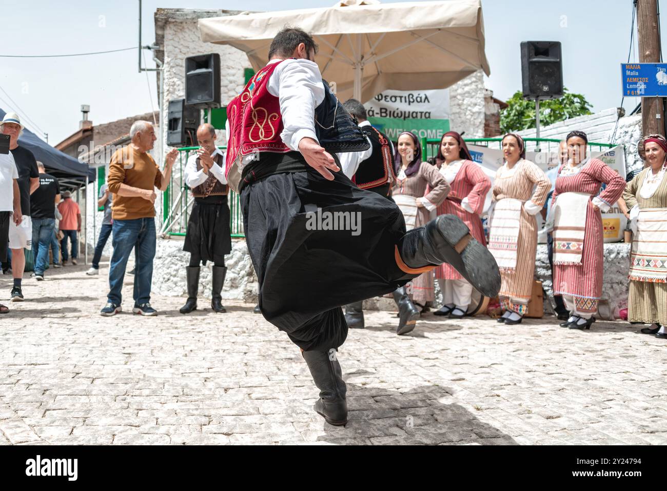Dora (Dhora), Limassol District, Cyprus - May 28, 2023: Man in ...