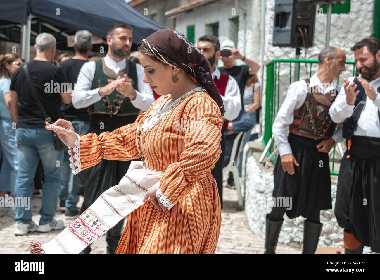 Dora (Dhora), Limassol District, Cyprus - May 28, 2023: Woman ...