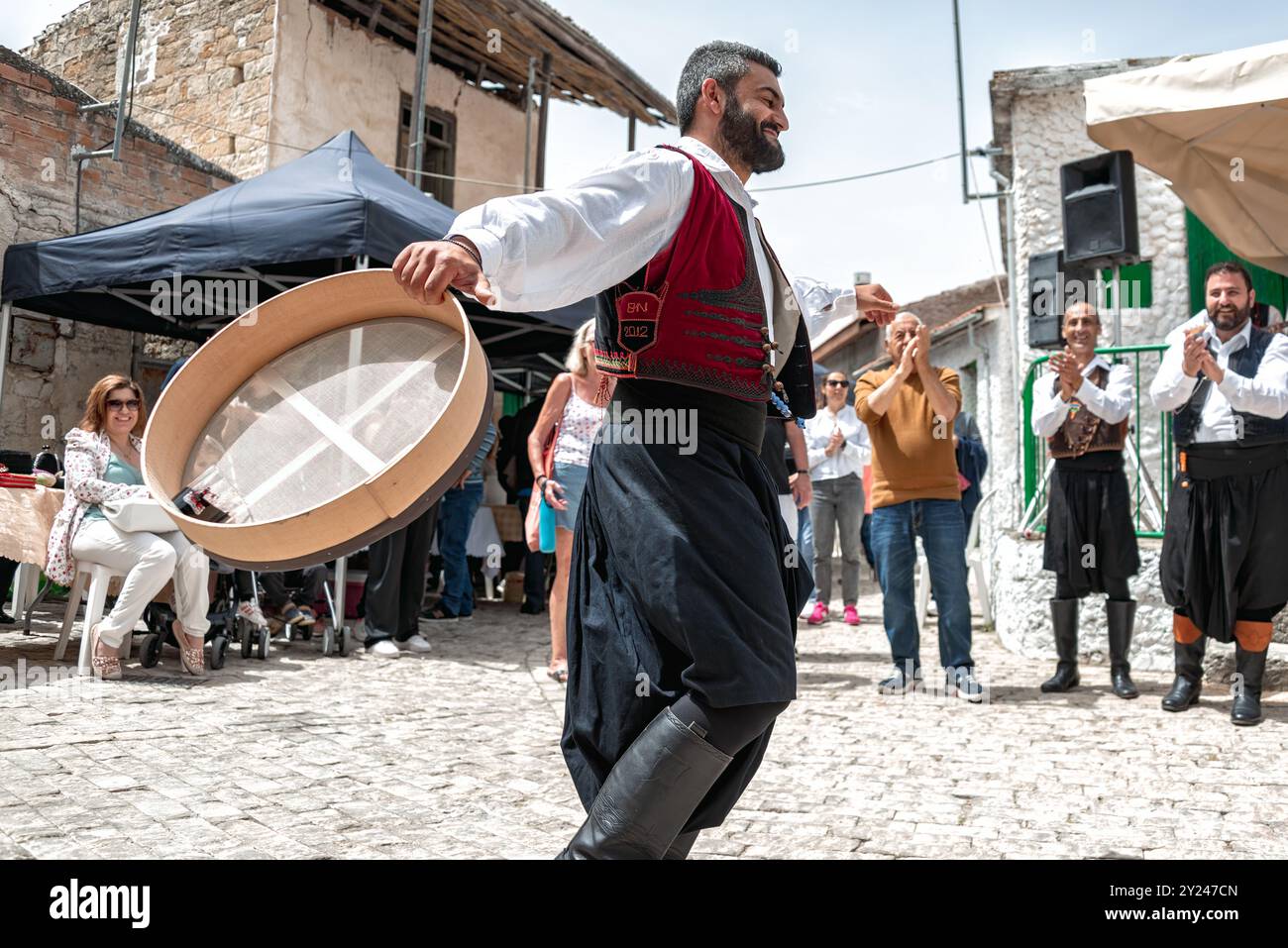 Dora (Dhora), Limassol District, Cyprus - May 28, 2023: Man in ...