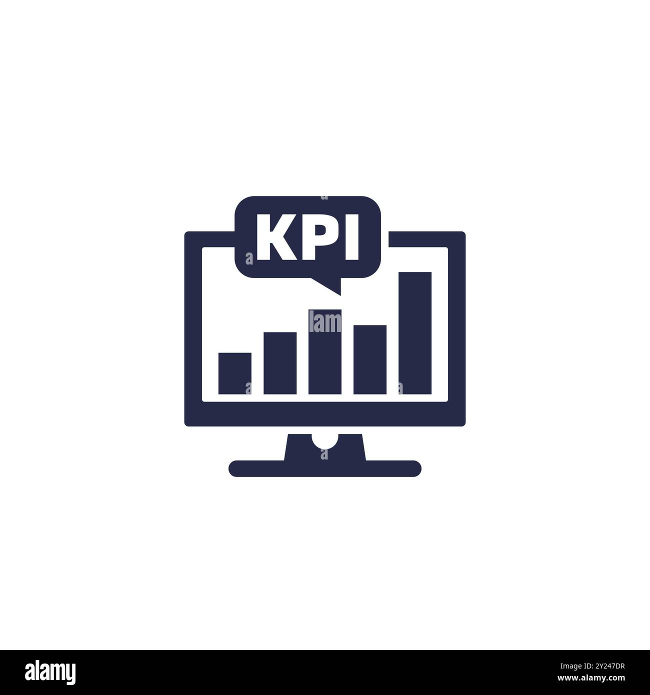 KPI icon, Key performance indicator Stock Vector Image & Art - Alamy