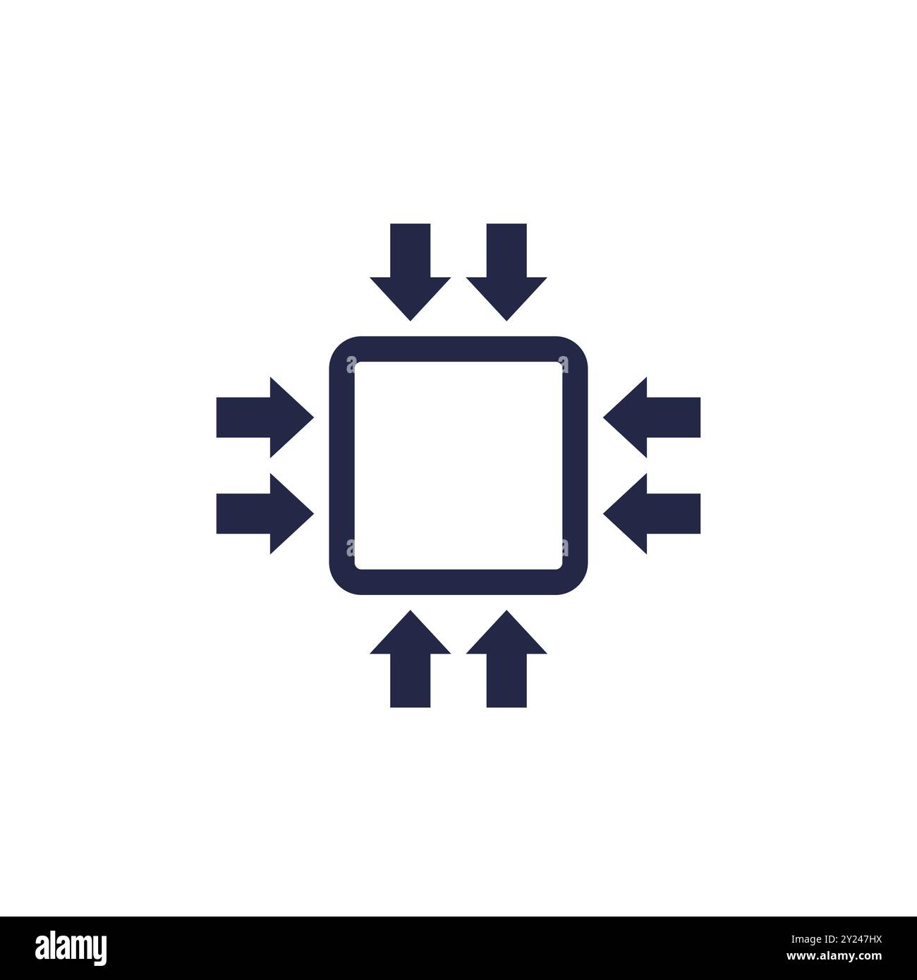 compact size icon on white Stock Vector Image & Art - Alamy