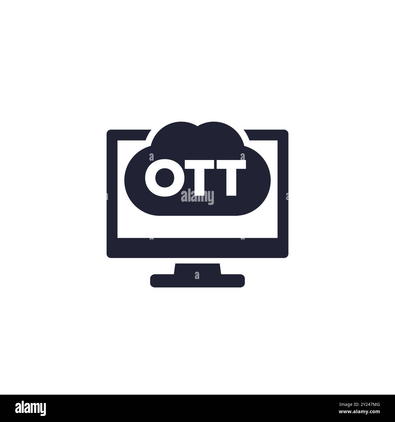 OTT media platform icon, vector pictogram Stock Vector Image & Art - Alamy