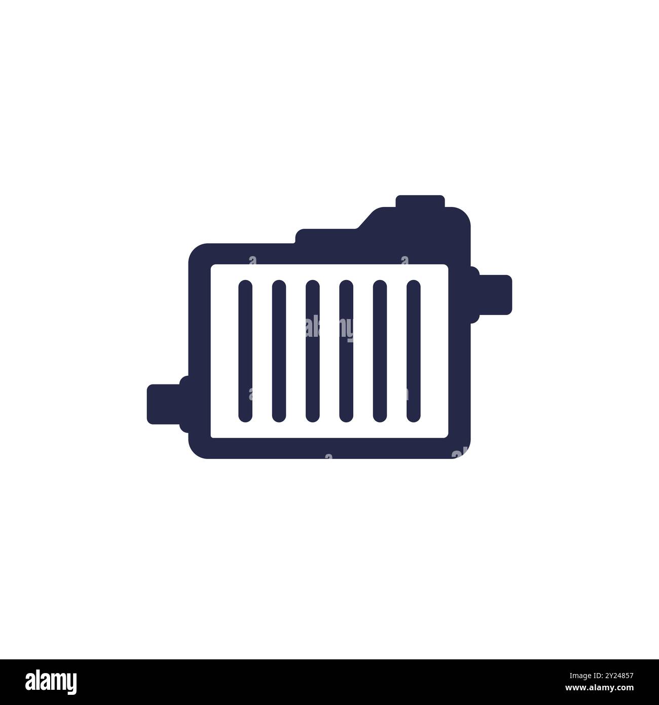 car radiator icon, pictogram on white Stock Vector Image & Art - Alamy