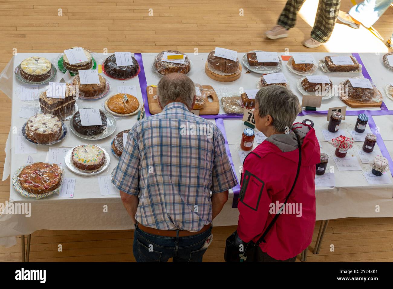 Village show in Old Basing village hall, Hampshire, England UK, during ...
