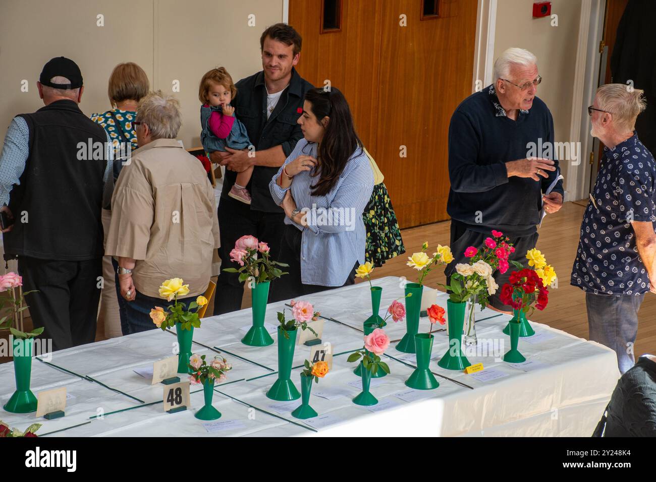 Village show in Old Basing village hall, Hampshire, England UK, during ...
