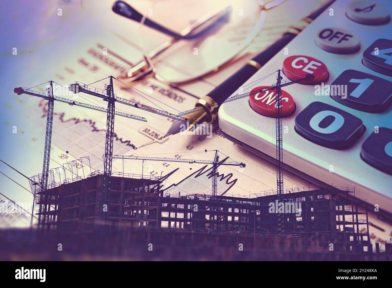 Construction and real estate industry,housing prices.Foundation structure of houses and money ...