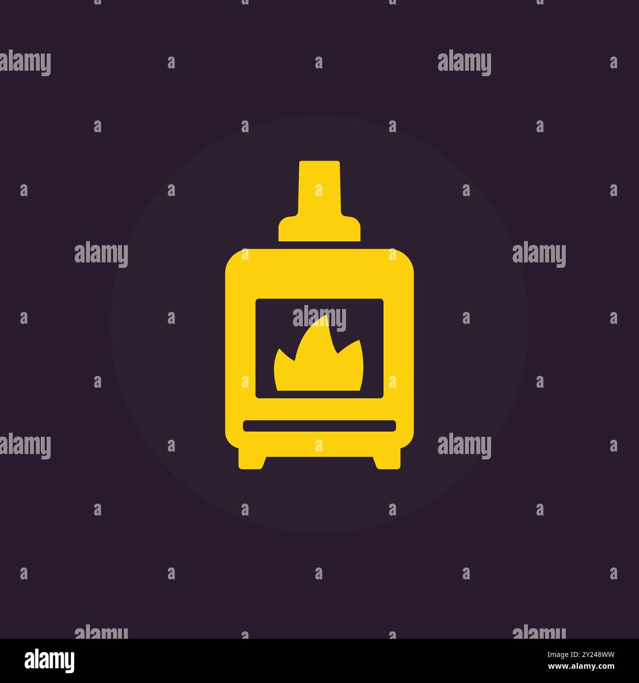 pellet stove icon, vector pictogram Stock Vector Image & Art - Alamy