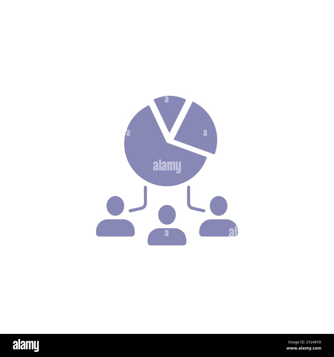 Customer demographics icon on white Stock Vector Image & Art - Alamy