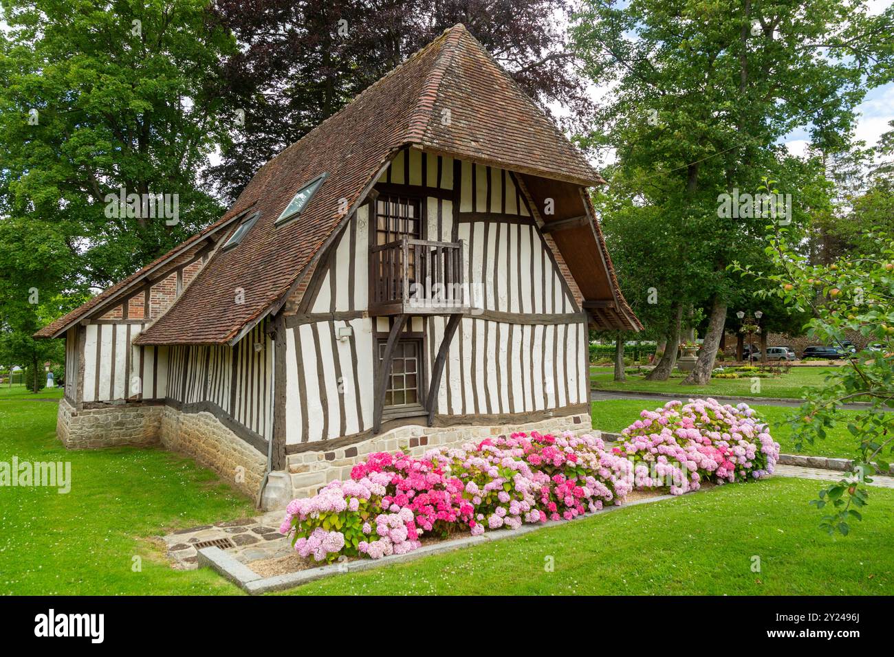 Parc Mondory the wine cellar a half timbered traditional normandy house ...